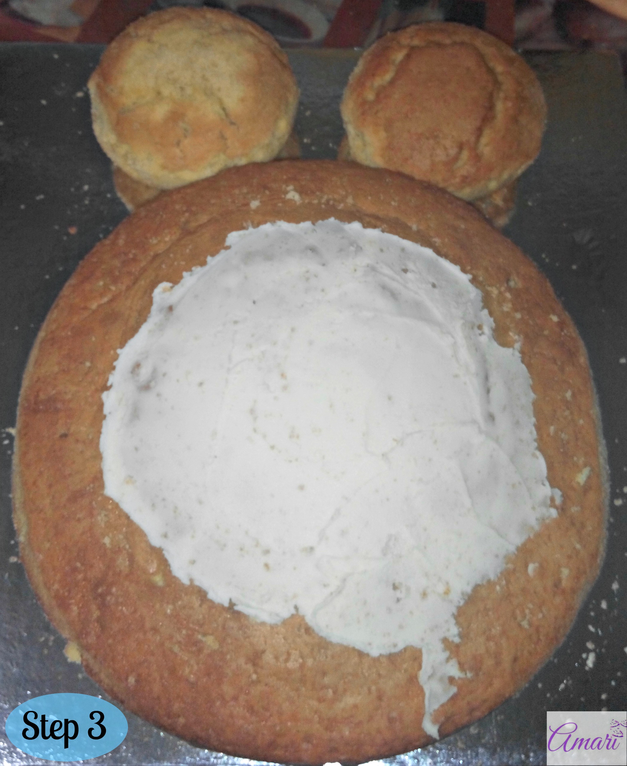 How to Make a Pregnant Belly Cake-Picture Tutorial – Baking with Amari ...