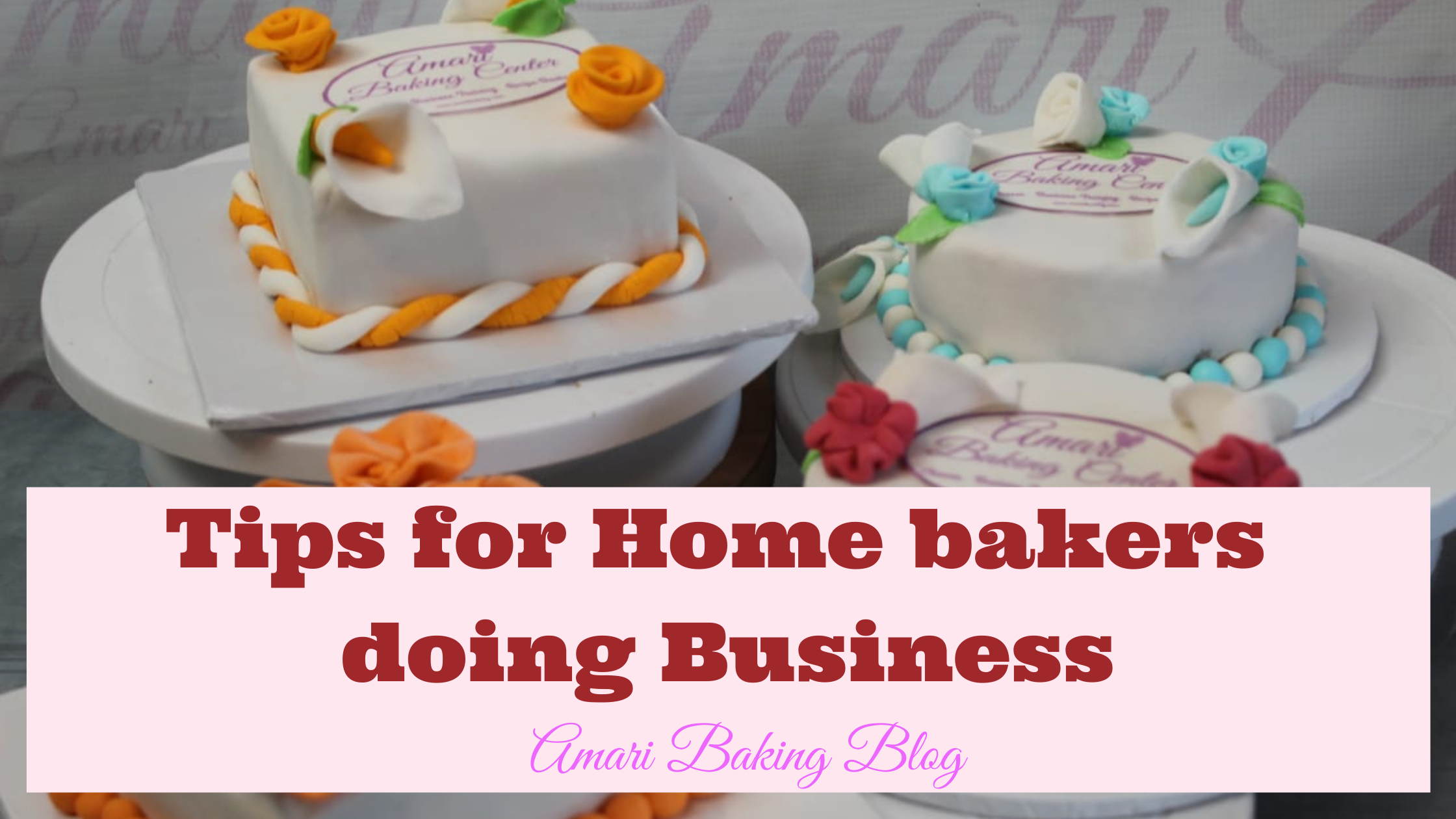 Tips for Home Bakers starting a baking business – Baking with Amari ...