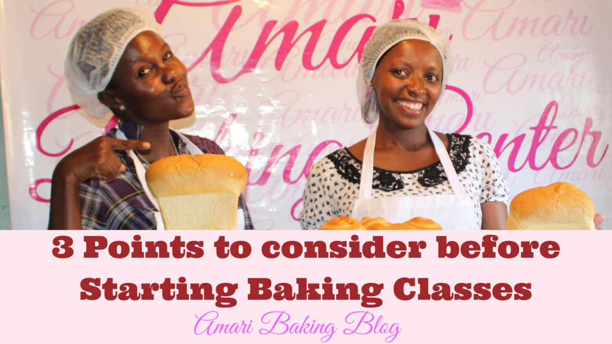 3 Points to Consider Before Starting Baking Classes – Baking with Amari ...