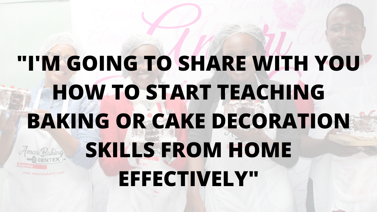 Learn to teach baking classes – Baking with Amari | Online Baking Classes